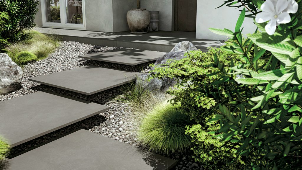 Concrete Effect Outdoor Tiles - Lever
